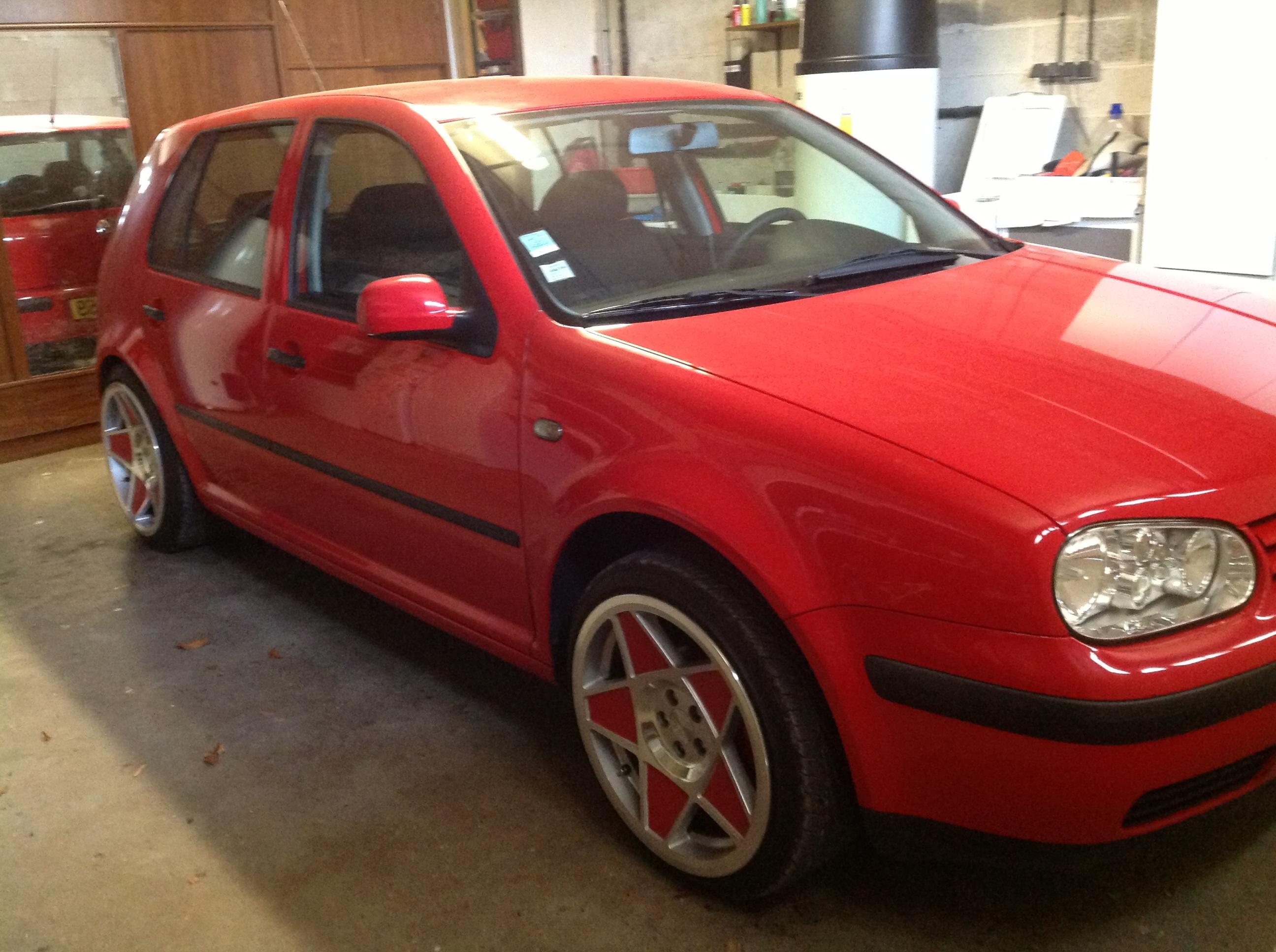 [VW Golf IV] 1.4L 16V Rouge Jantes 3SDM de thom59122 : Garage des Golf ...