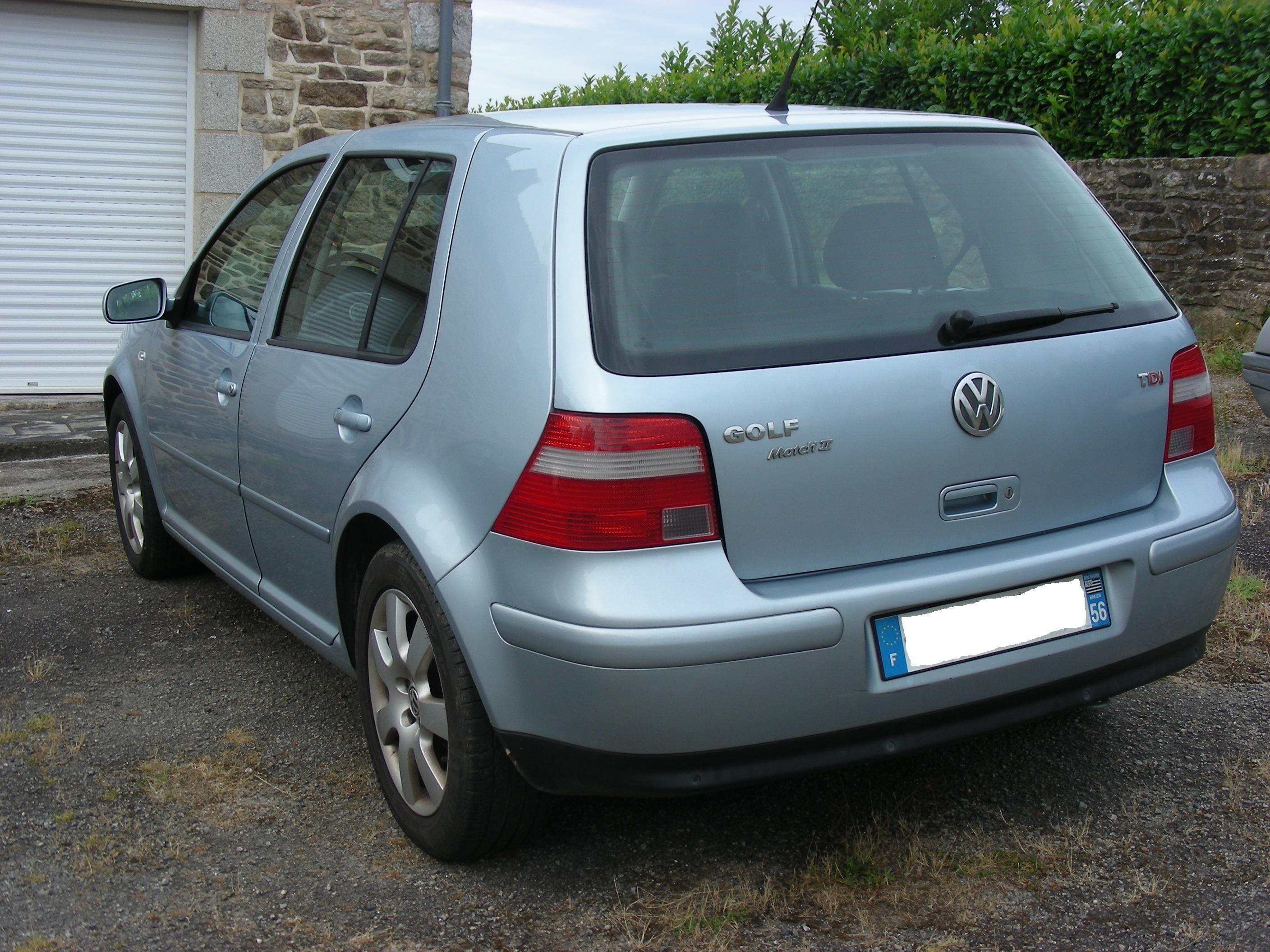 [Golf IV] TDI 130 Match II 2003 - Cherche avis carrosserie : Garage des ...
