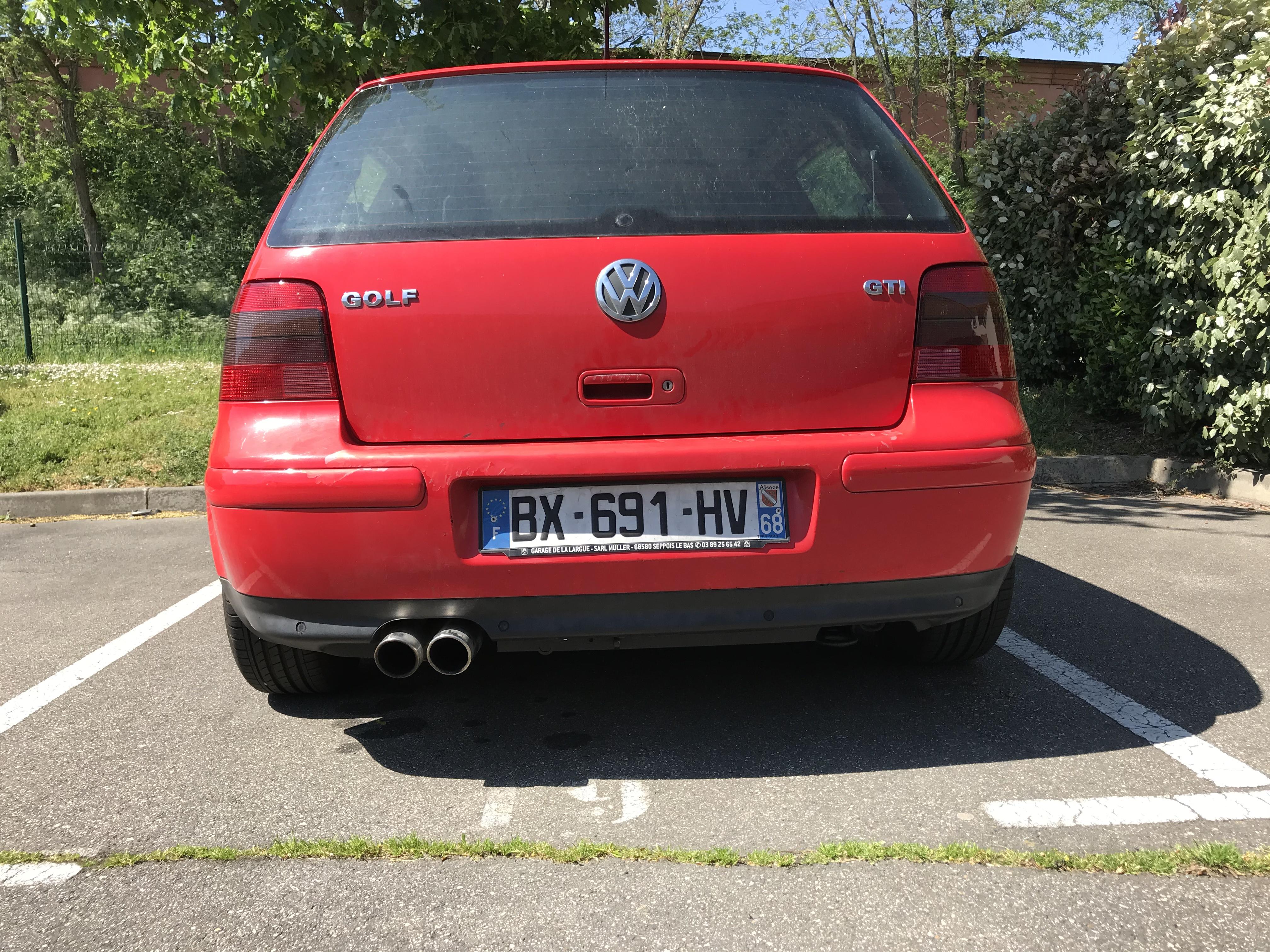 [VW Golf IV] Mk4 GTI 150cv >Rouge