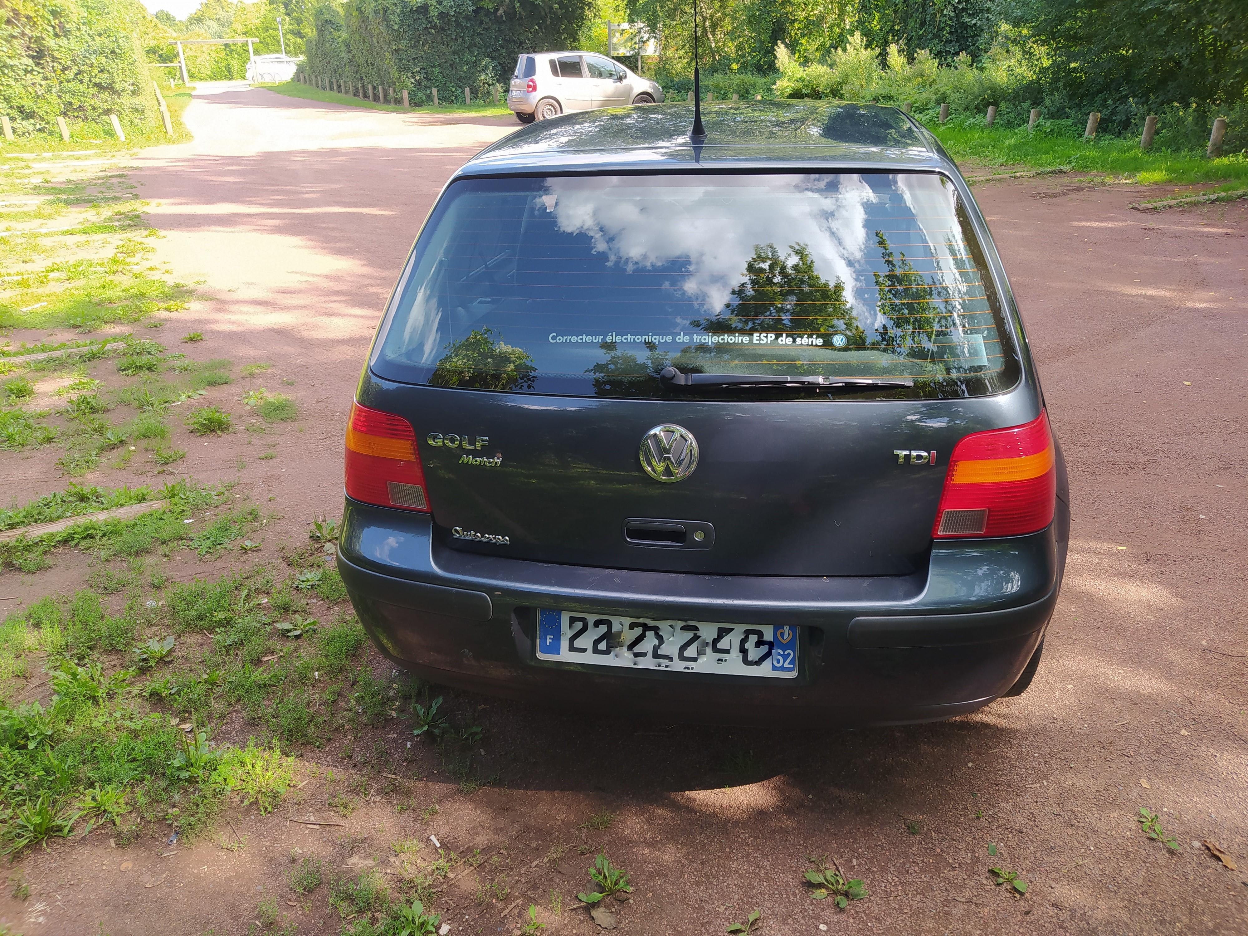 [VW Golf IV] TDI 100 Match - 2002 : Garage des Golf IV TDI 100 - Forum ...